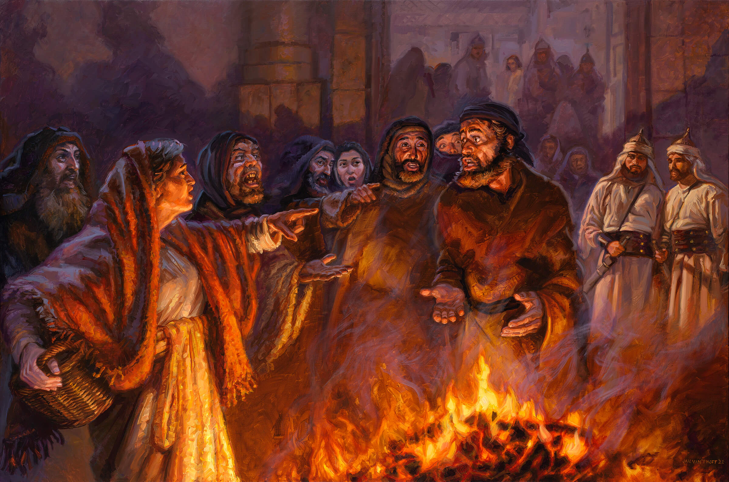 The Gospel of Matthew: Peter’s First Denial. – His Word Today