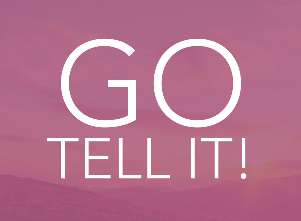 The Gospel of Matthew: Go and Tell. – His Word Today